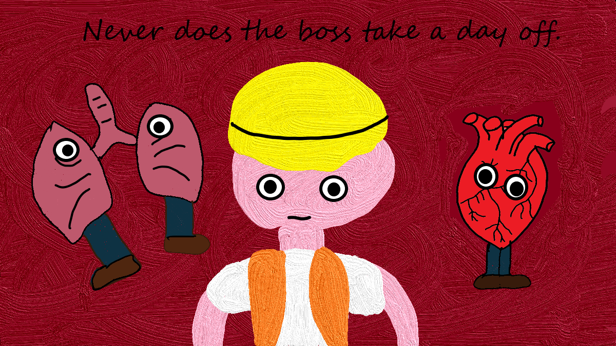 Never does the boss take a day off. – Temperamentally Tina
