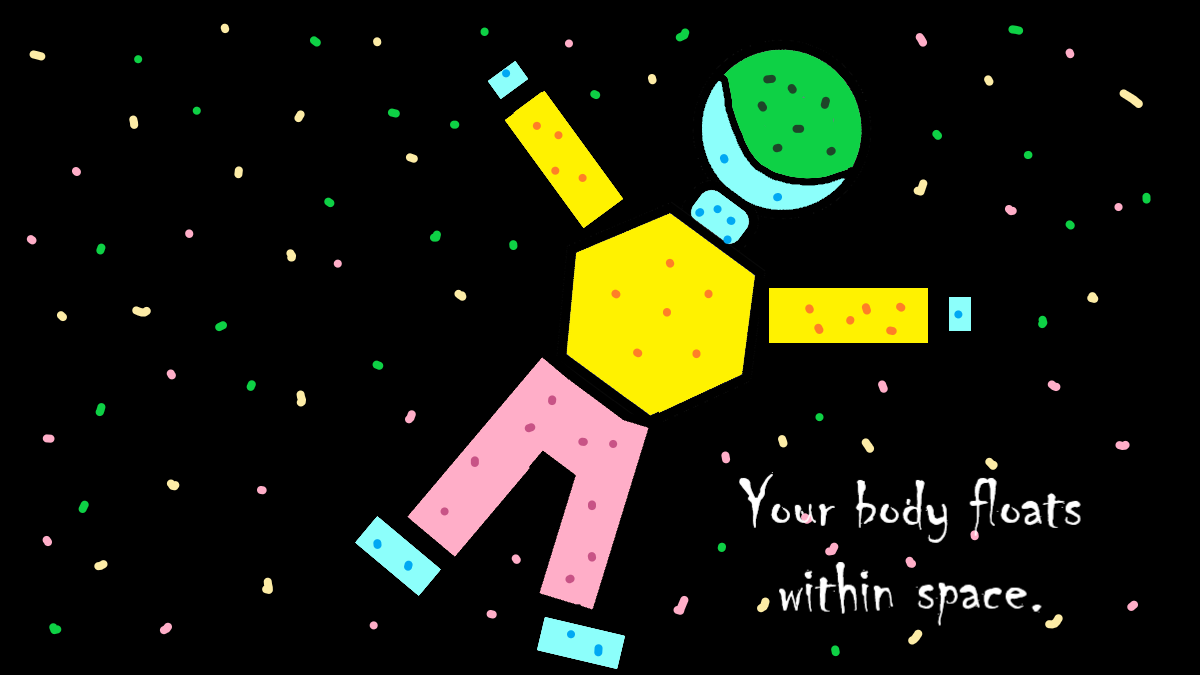 Your body floats within space. – Temperamentally Tina